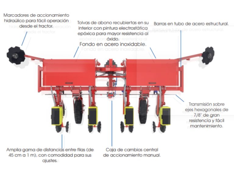 Sembradora de grano grueso - Montana - J MAQ S.A.S